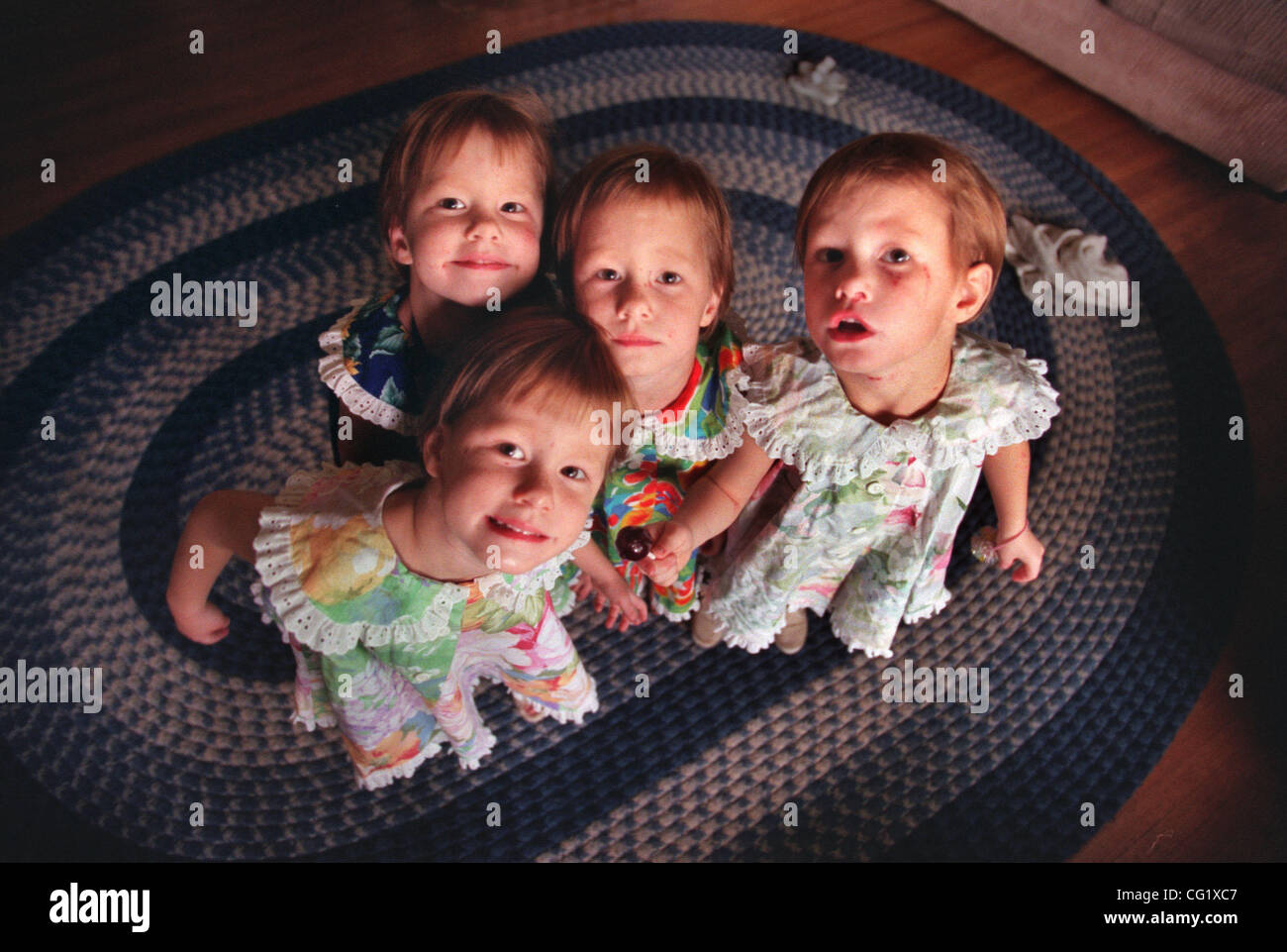 Quadruplets Kids Stock Photos & Quadruplets Kids Stock Images - Alamy