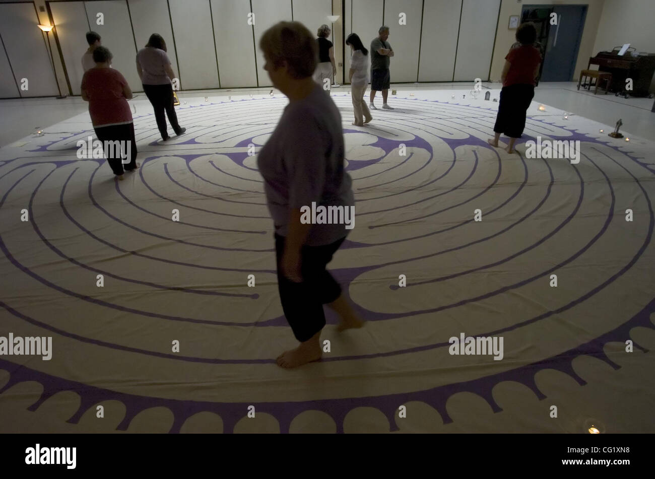 Trinity Episcopal Cathedral unrolls this labyrinth once a month from 6-9 pm. The labyrinth has ...