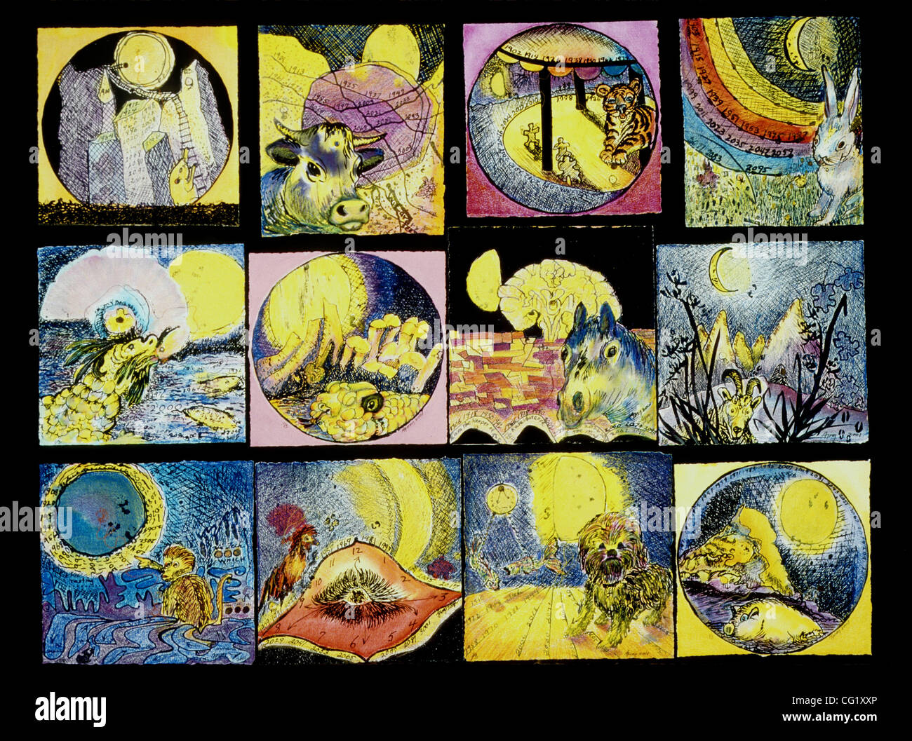Monoprints hi-res stock photography and images - Alamy