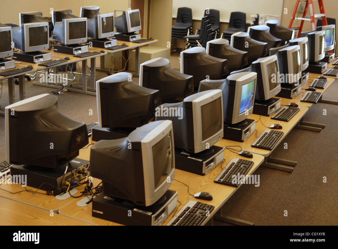 SECOND - New computers are ready for use at Sunrise Elementary School ...