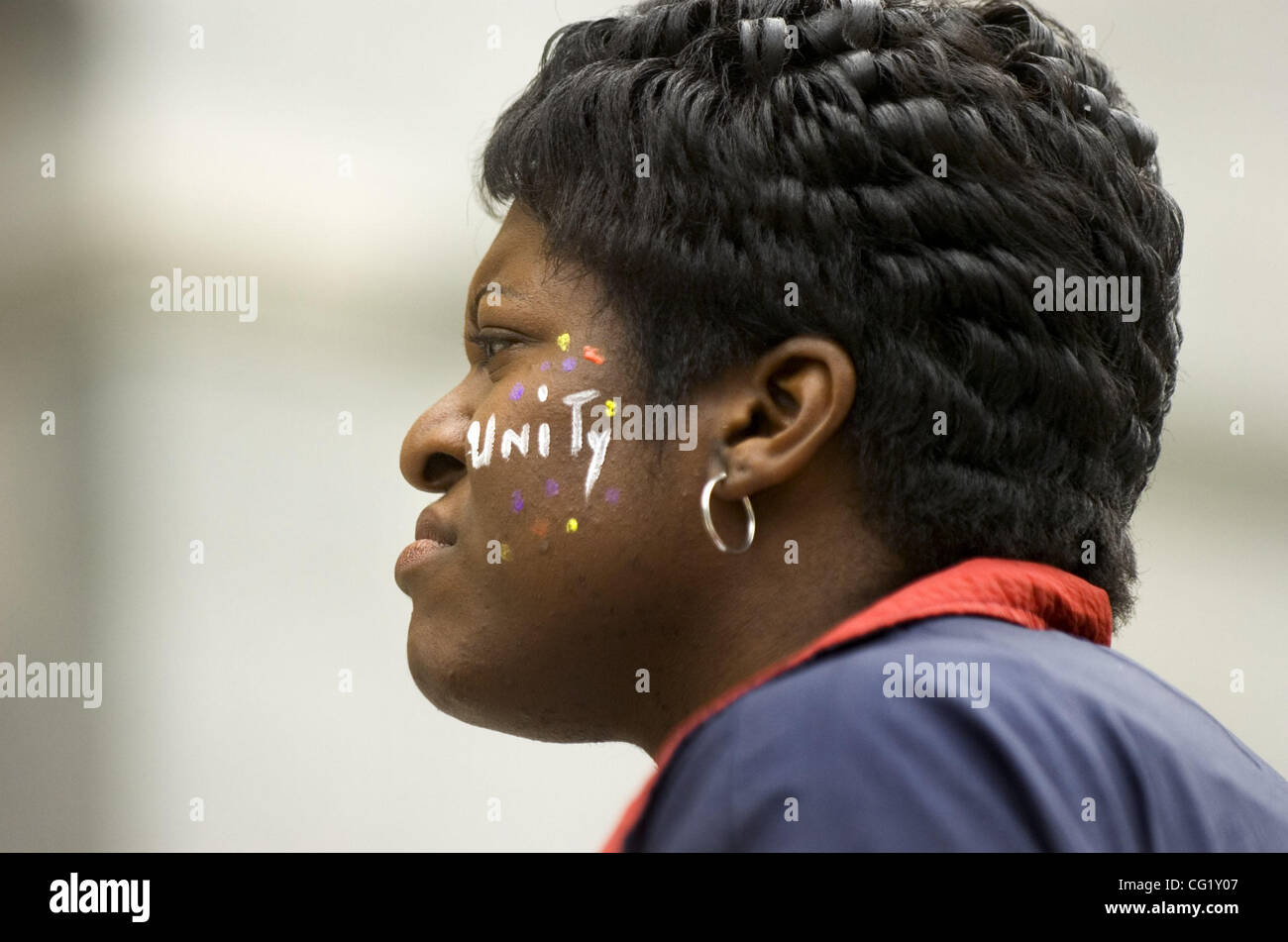 SECOND - Denise McCoy, of Rancho Cordova listens to speakers talk about ...