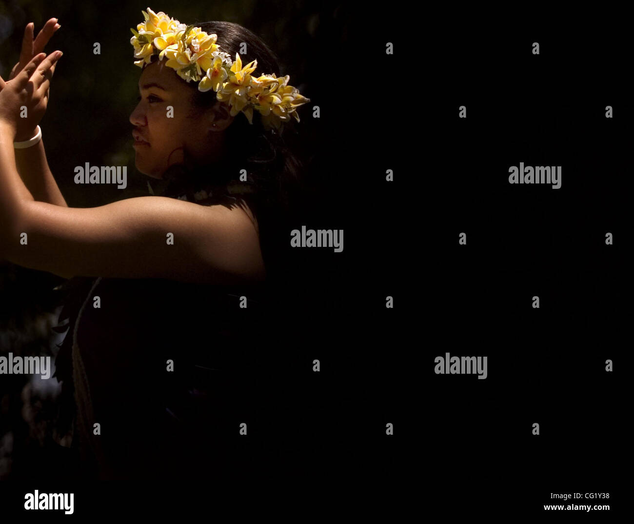 Twelve-year-old Tongan student Sulia Niupalau dances a traditional ...