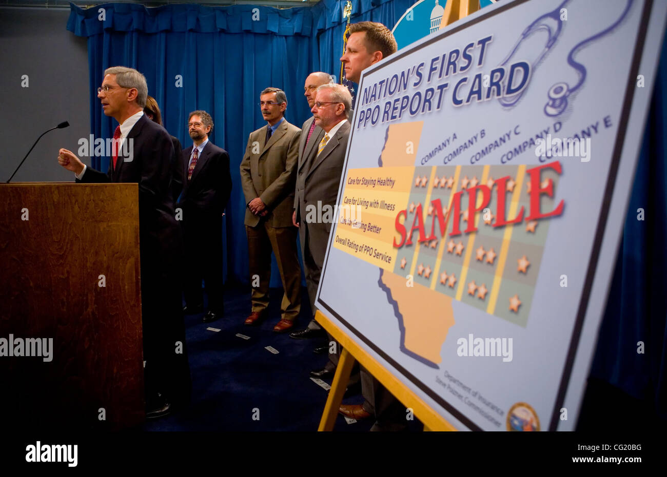California Insurance Commissioner Steve Poizner announces that ...