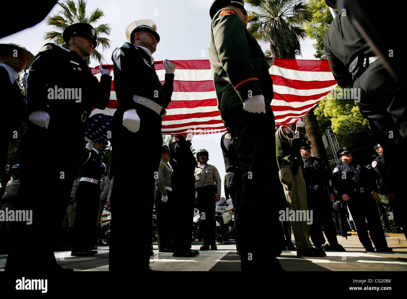 Honor guard members from police hi-res stock photography and images - Alamy