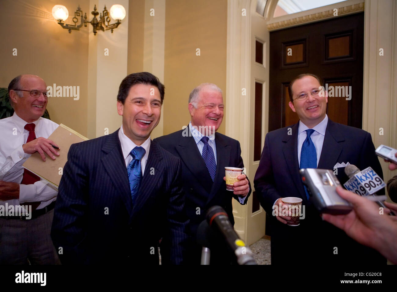 Senate Republican Leader, Dick Ackerman, R-Irvine, Assembly Speaker ...