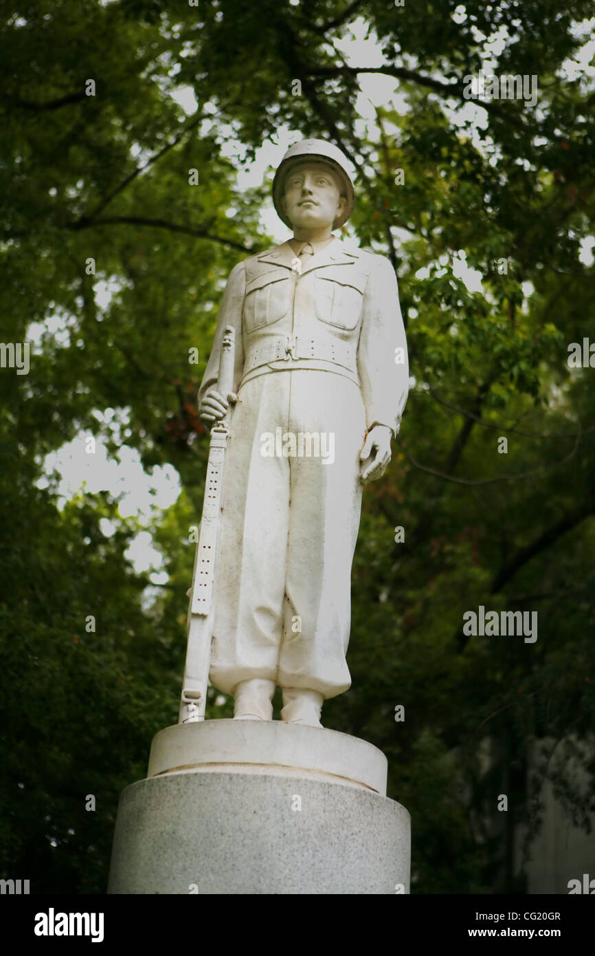 The statue honoring Mexican American servicemen on the grounds of the ...