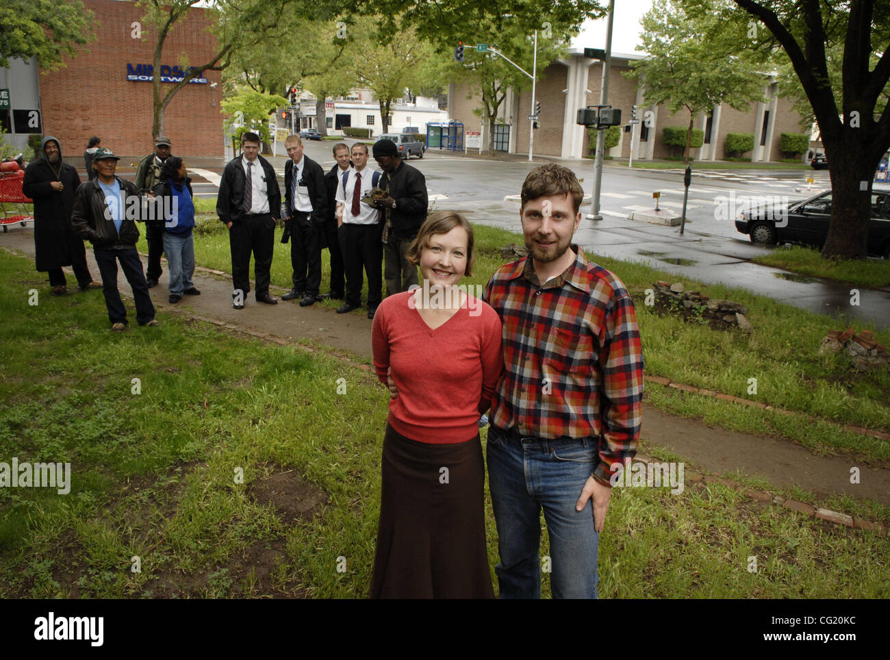 Moss Bittner and Anna Young of Sacramento led a neighborhood ...