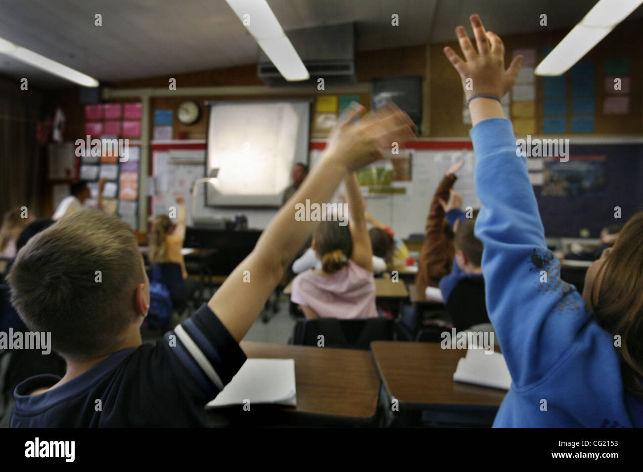 SECOND - NEED TO WRITE GENERIC CAPTION IF USE - 5th graders Tully Clark ...