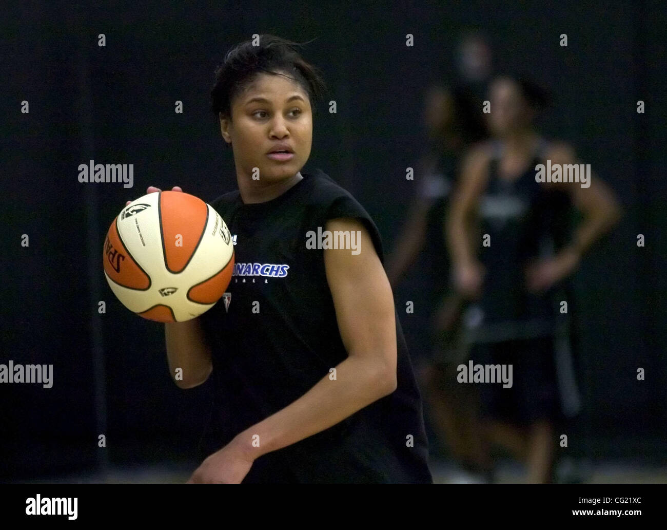 Sacramento Monarch Chelsea Newton at practice Sunday, April 22, 2007 ...