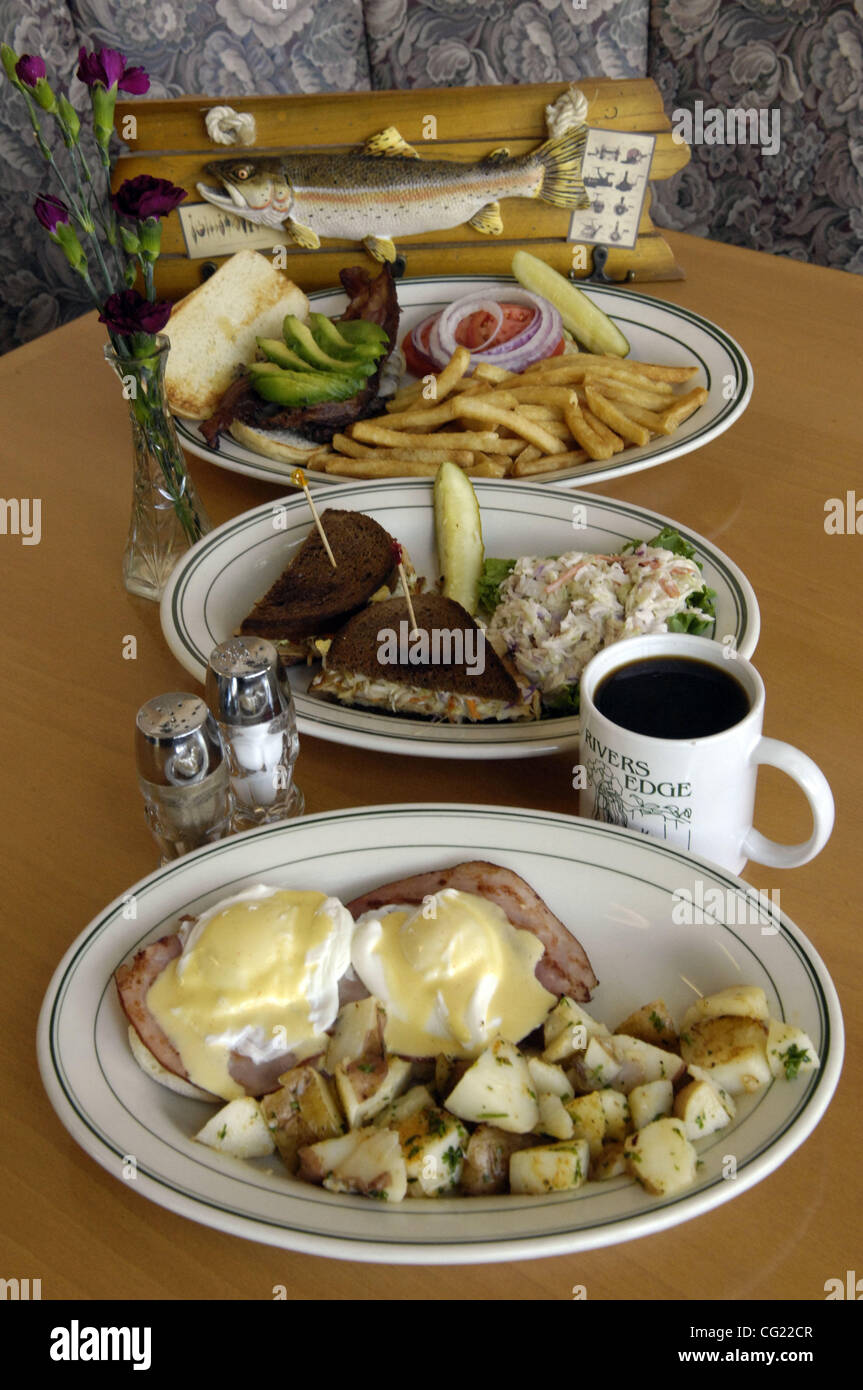 Lunch items at Rivers Edge Cafe & Espresso 8740 La Rivera Dr ...