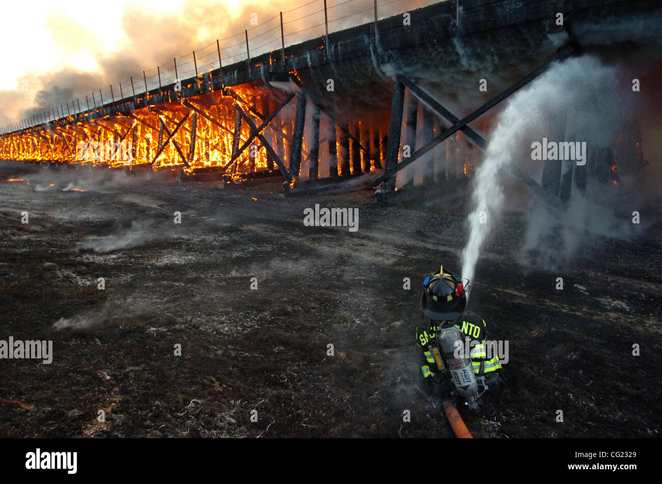 LEDE -- Ann Kempf, a firefighter with Sacramento City Fire Department ...