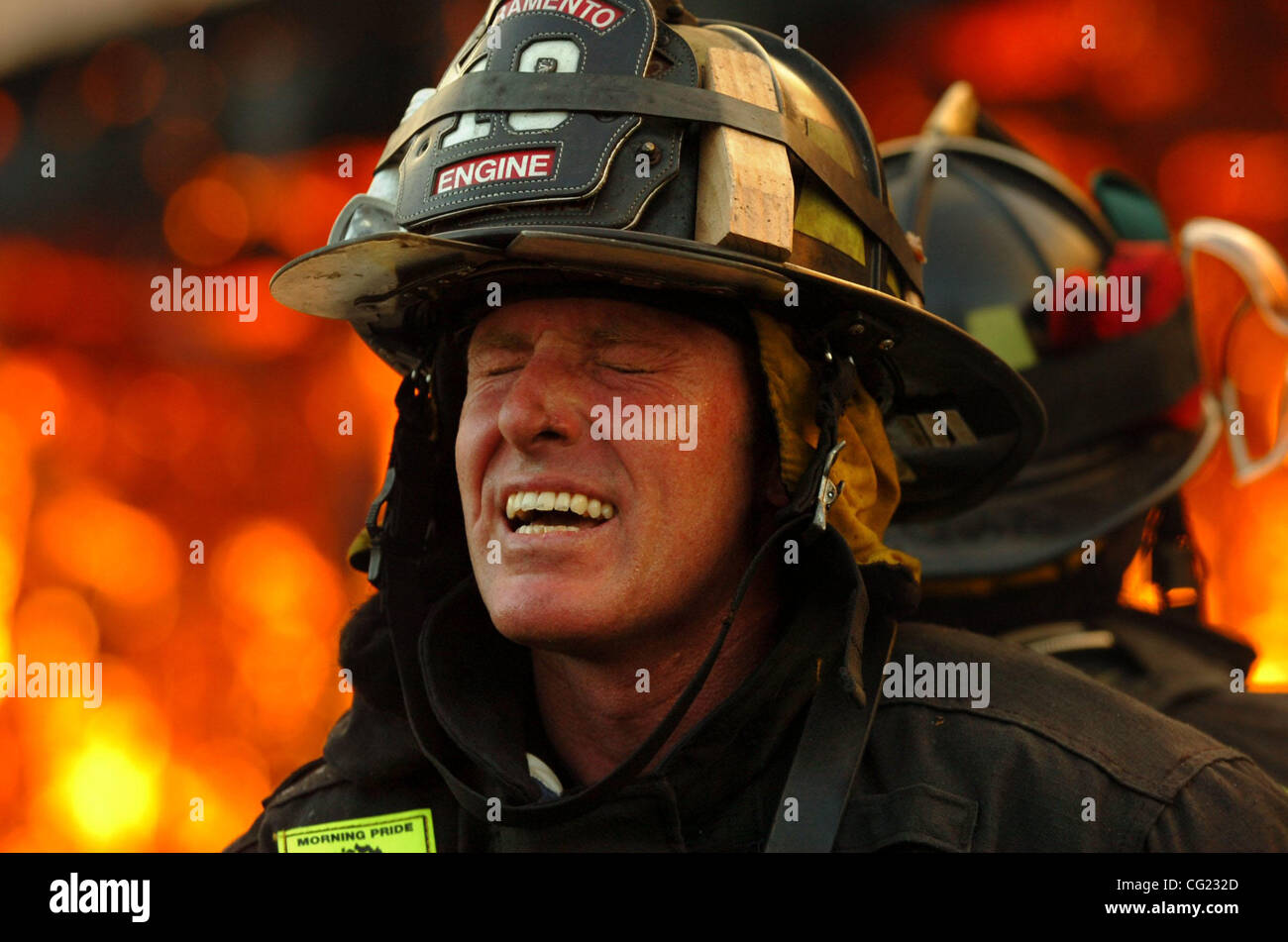 Dave Abildgaard, a fire fighter with Sacramento City Fire Department ...