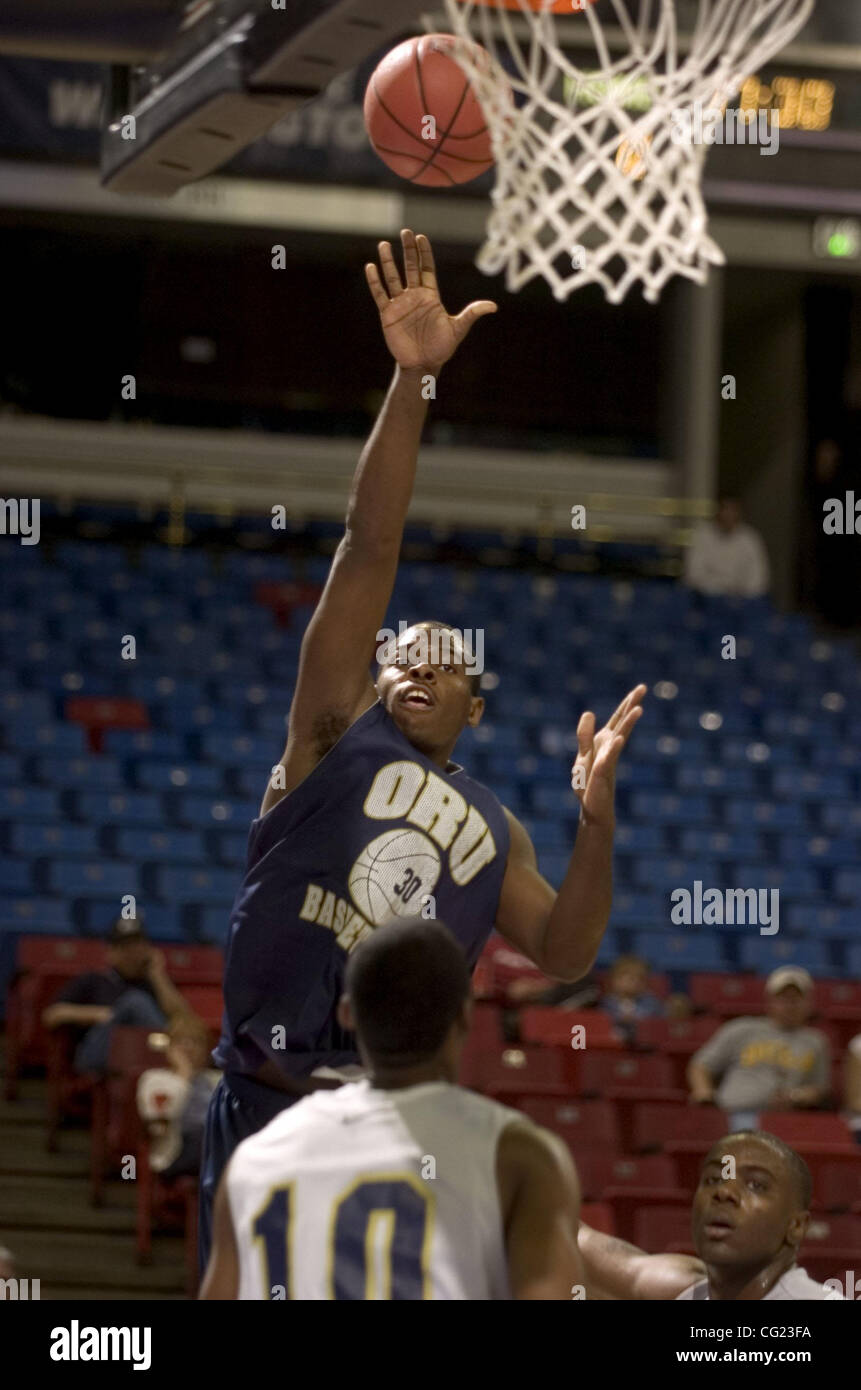 Caleb Green of Oral Roberts University during Wednesday afternoons ...
