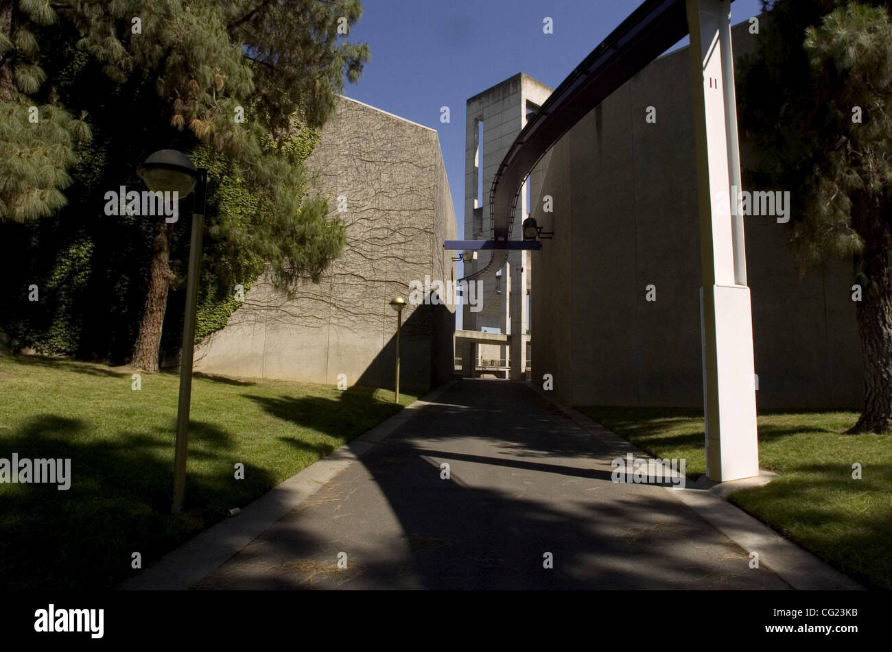 One of the four entrances to Exposition Center and the Monorail at Cal ...