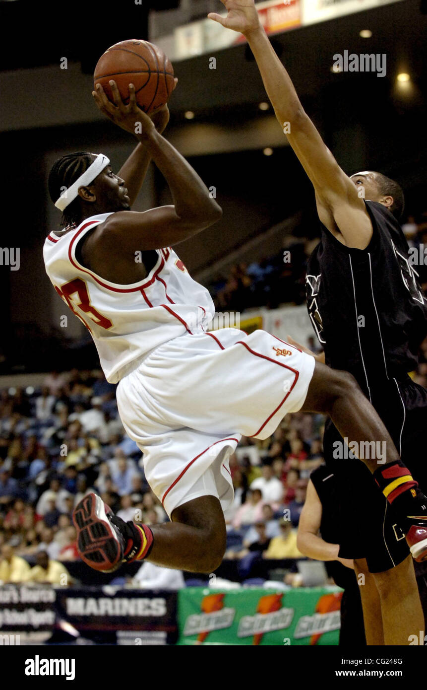 Rod Hawkins, #33, of Jesuit High School, attempts a shot against ...