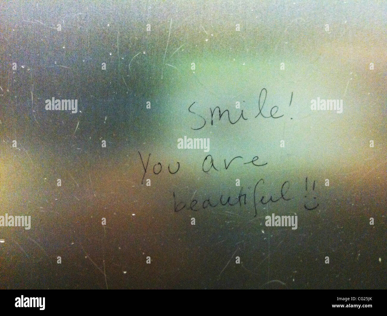 July 27, 2011 - London, United Kingdom - ''Smile! You are beautiful ...