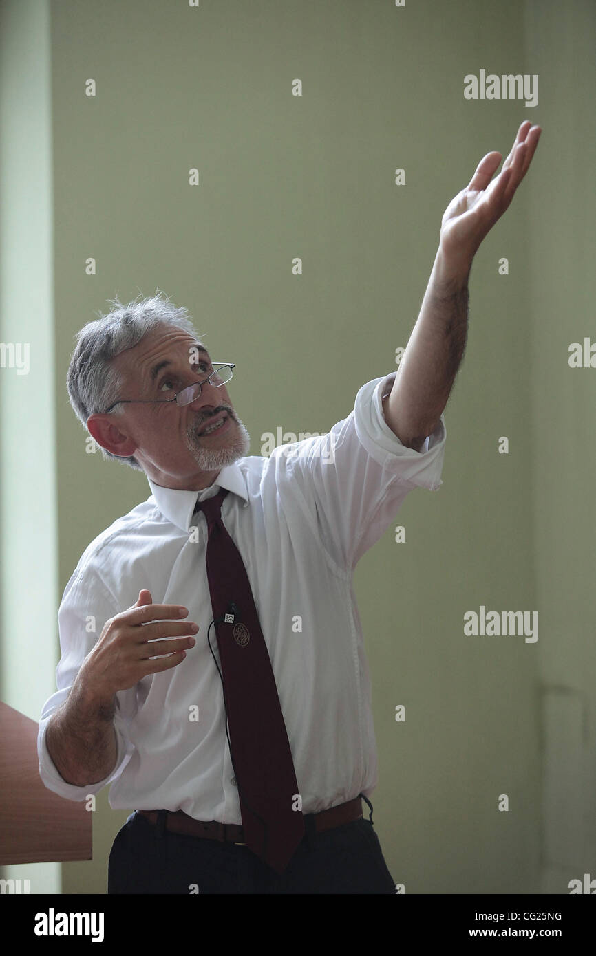 July 28,2011. Moscow,Russia. Pictured: Professor Andrew Blake, Managing ...
