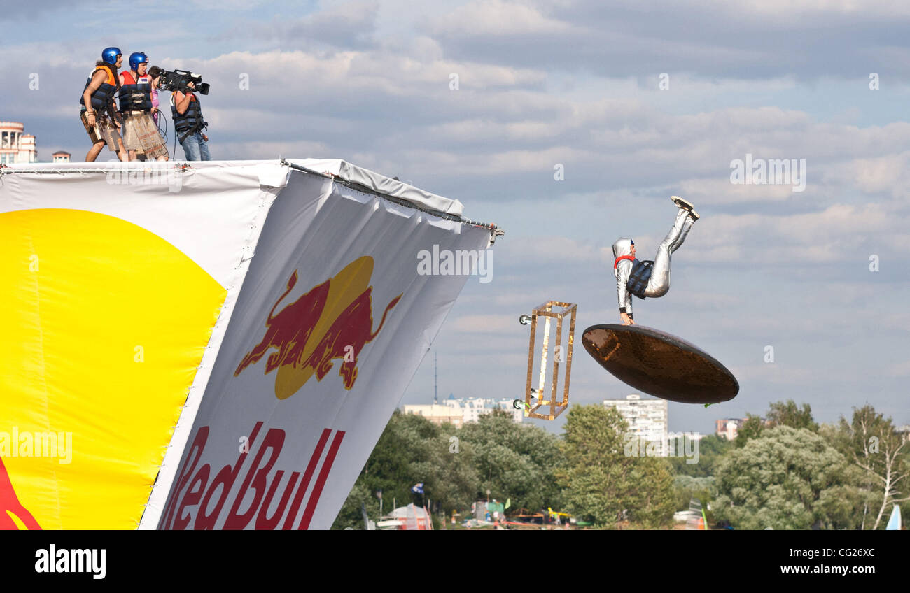 August 07,2011.Moscow,Russia.Pictured: Red Bull Flugtag festival in ...