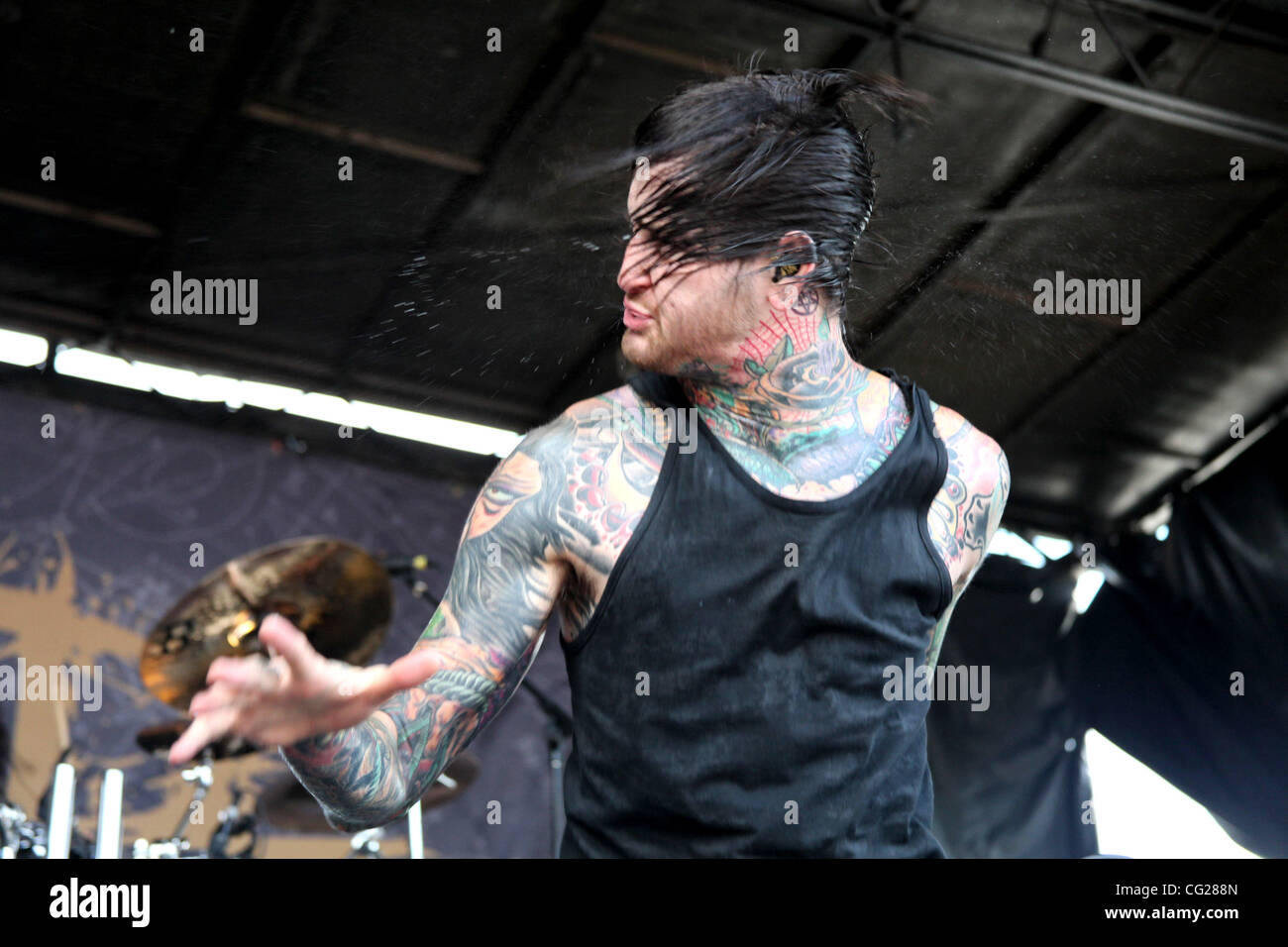 Aug. 14, 2011 - West Palm Beach, Florida, U.S - Lead Singer Mitch ...