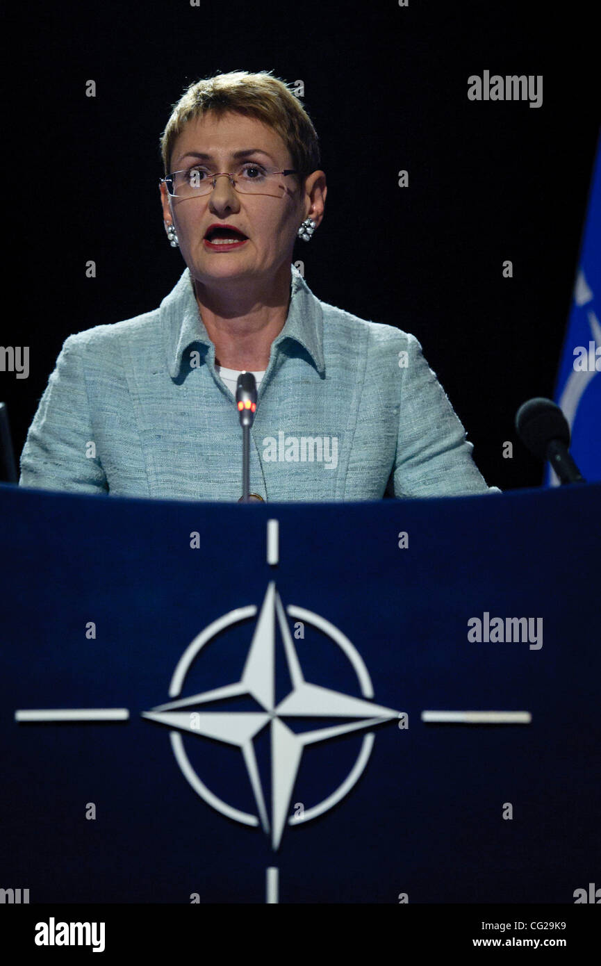 The north atlantic treaty organization headquarter hi-res stock ...