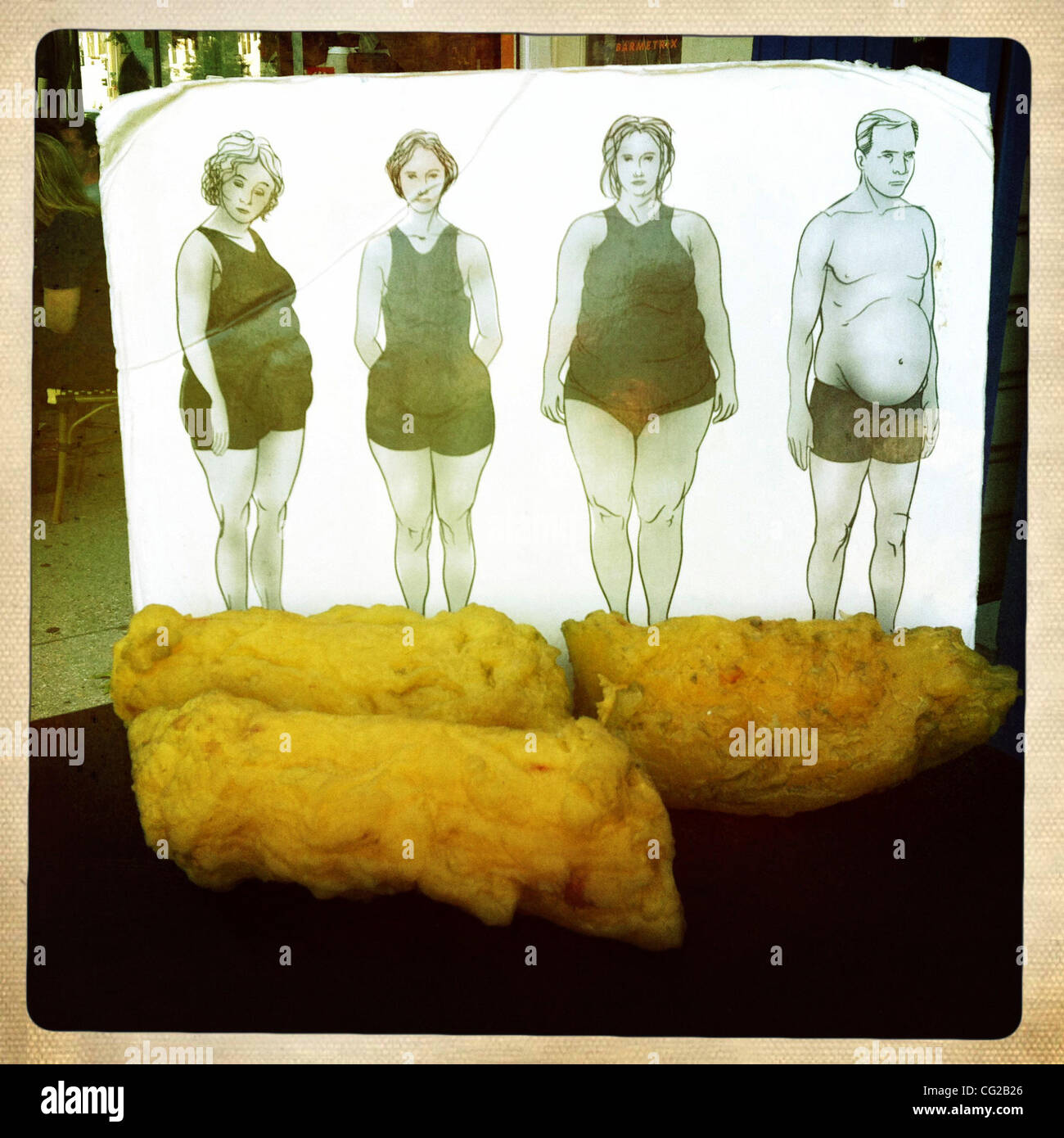 Human fat hi-res stock photography and images - Alamy