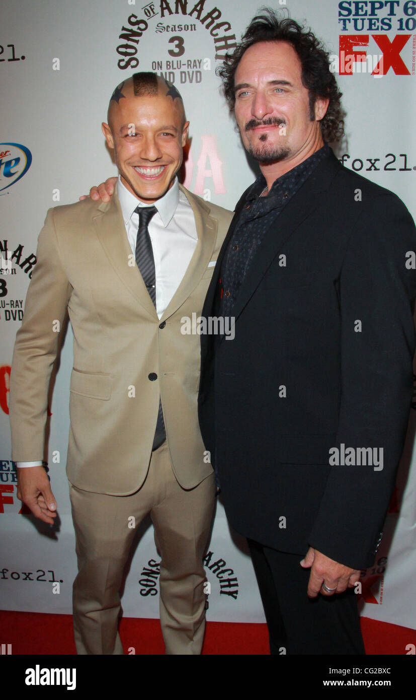 Theo Rossi And Kim Coates