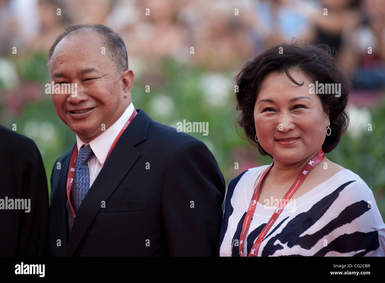 Aug. 31, 2011 - Venice, Italy - Chinese director John Woo and his wife ...