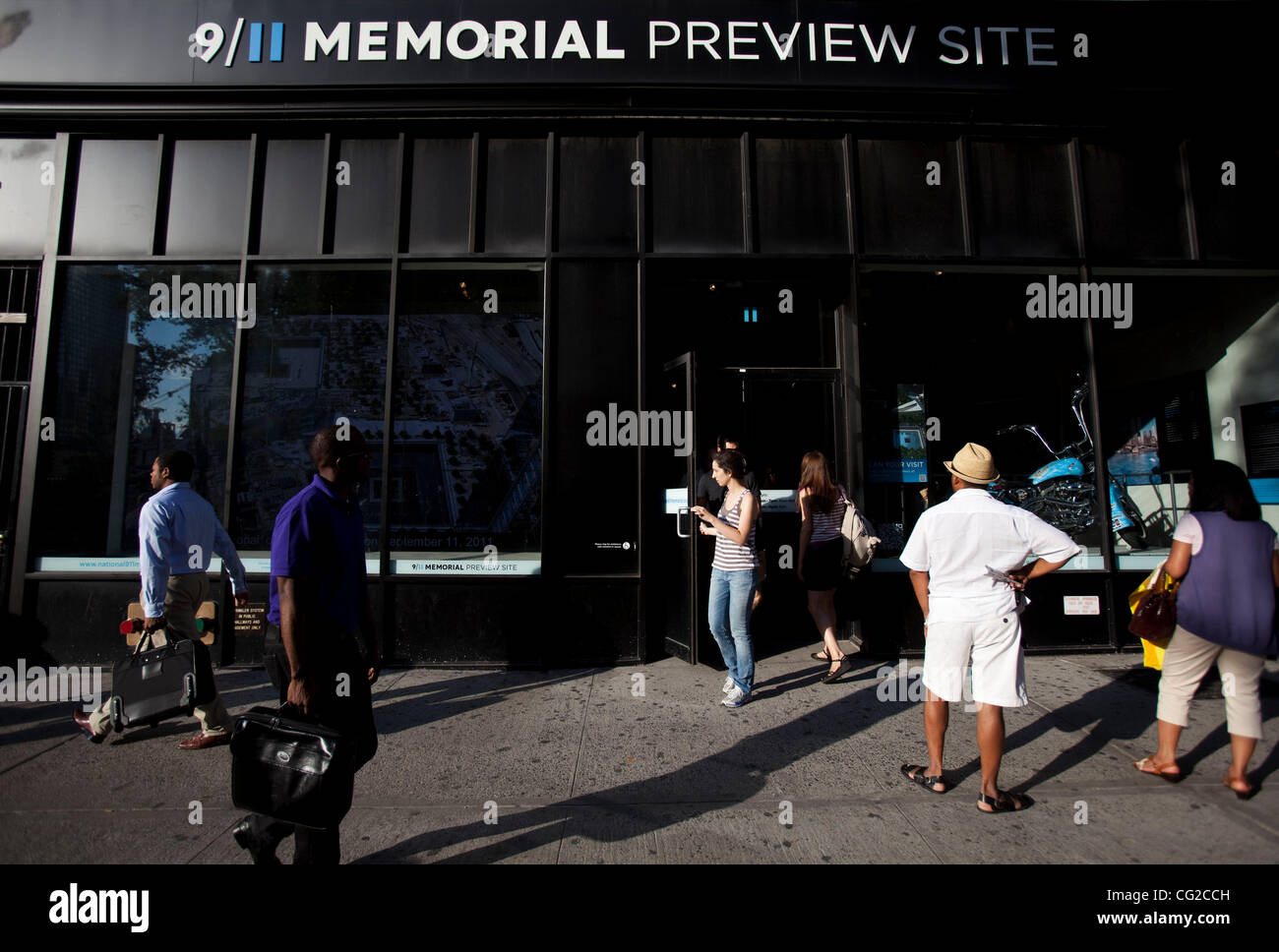 Ground Zero, location of the 9/11 World Trade Center attack in New York ...