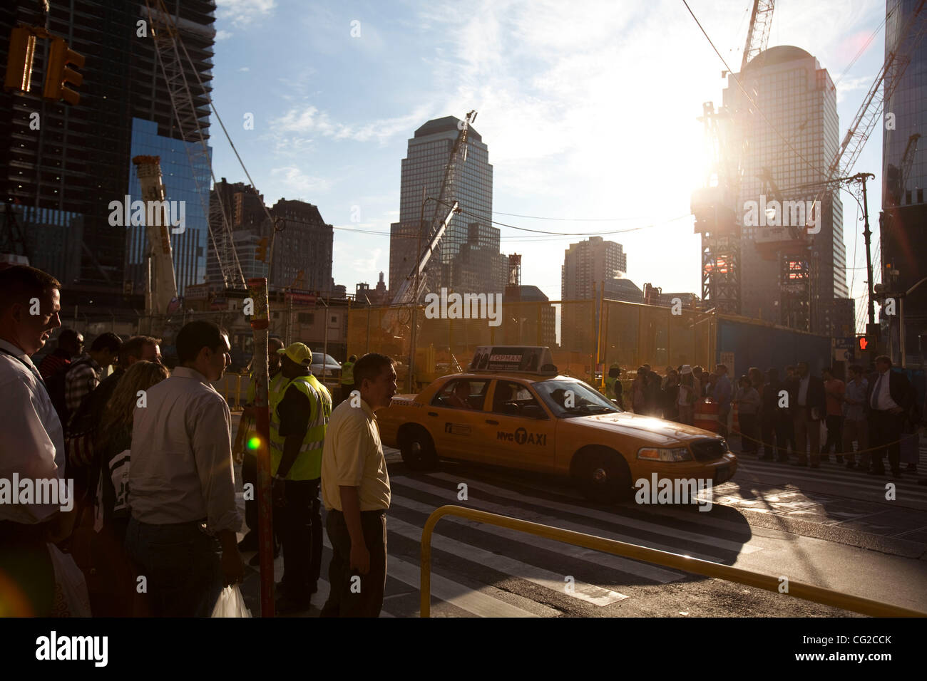 Ground Zero, location of the 9/11 World Trade Center attack in New York ...