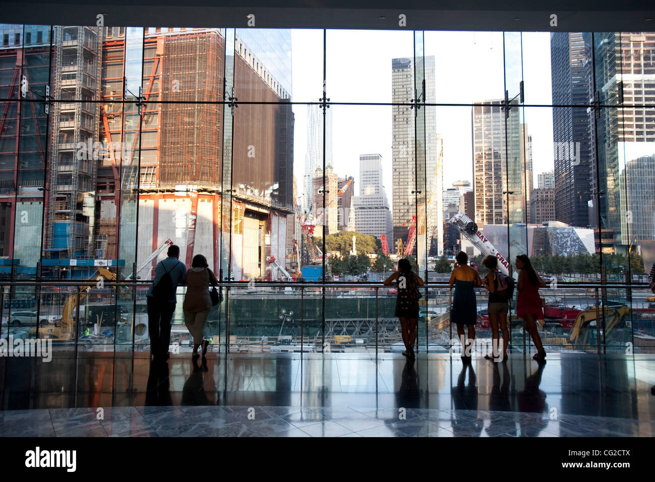 Ground Zero, location of the 9/11 World Trade Center attack in New York ...