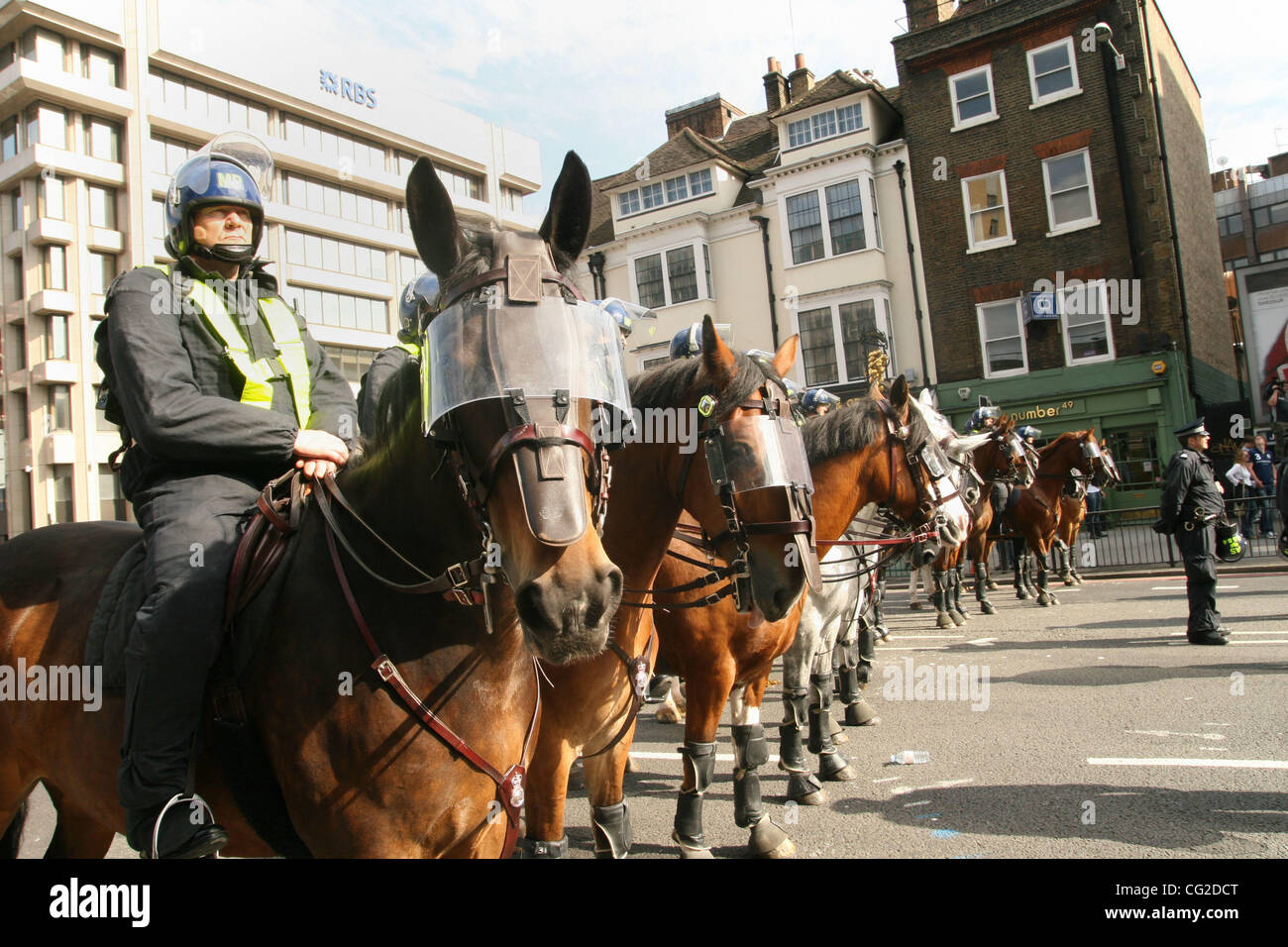 Sept. 3, 2011 - London, United Kingdom - Right wing extremists from the ...