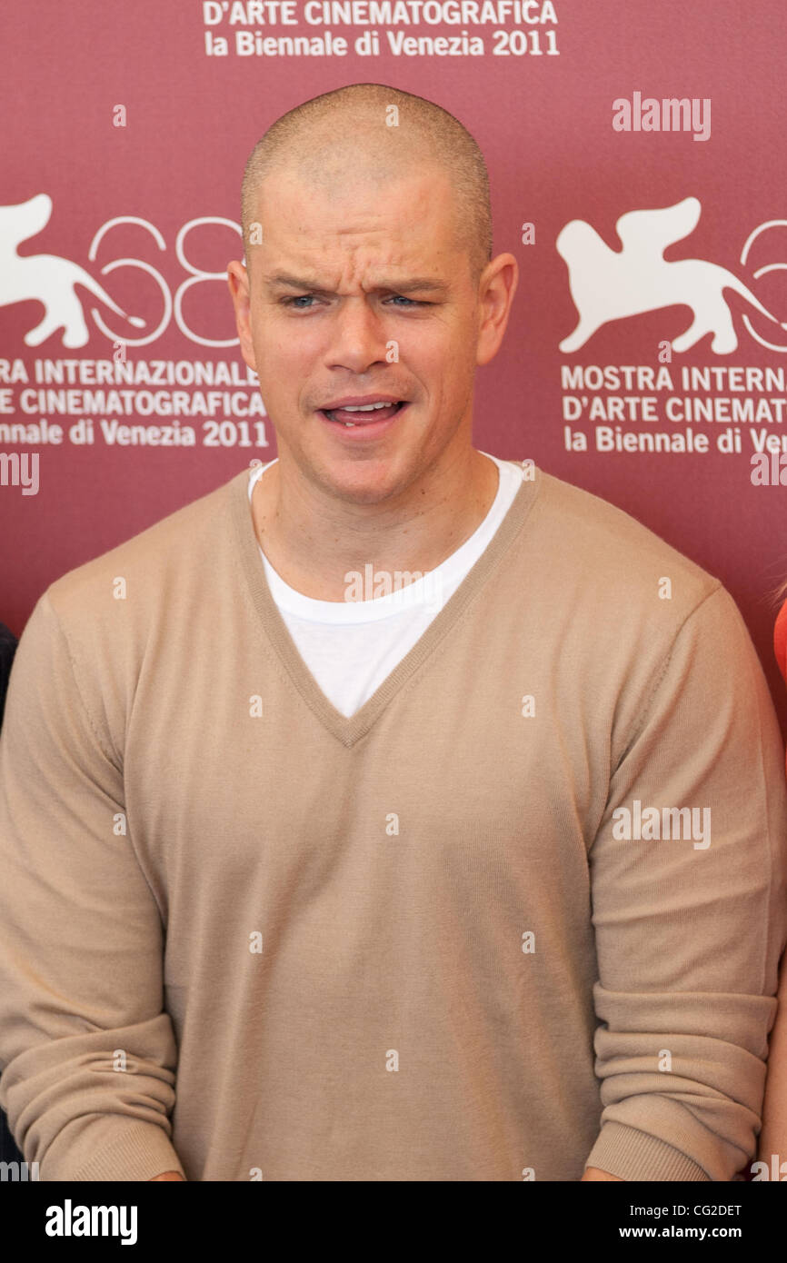 Matt damon the 68th venice film hi-res stock photography and images - Alamy