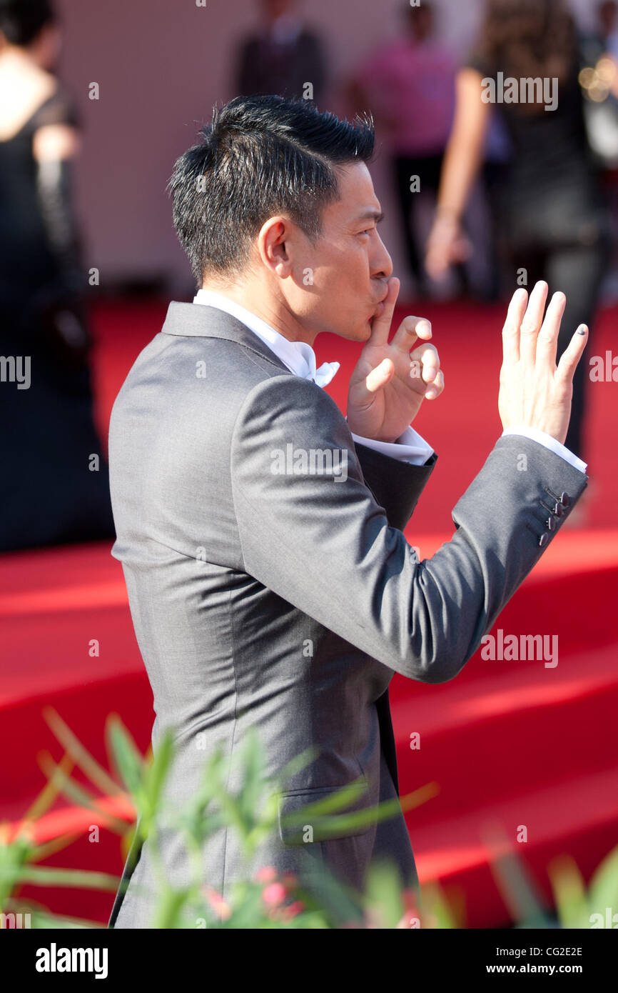 Sept. 5, 2011 - Venice, Italy - Actor Andy Lau on the red carpet before ...