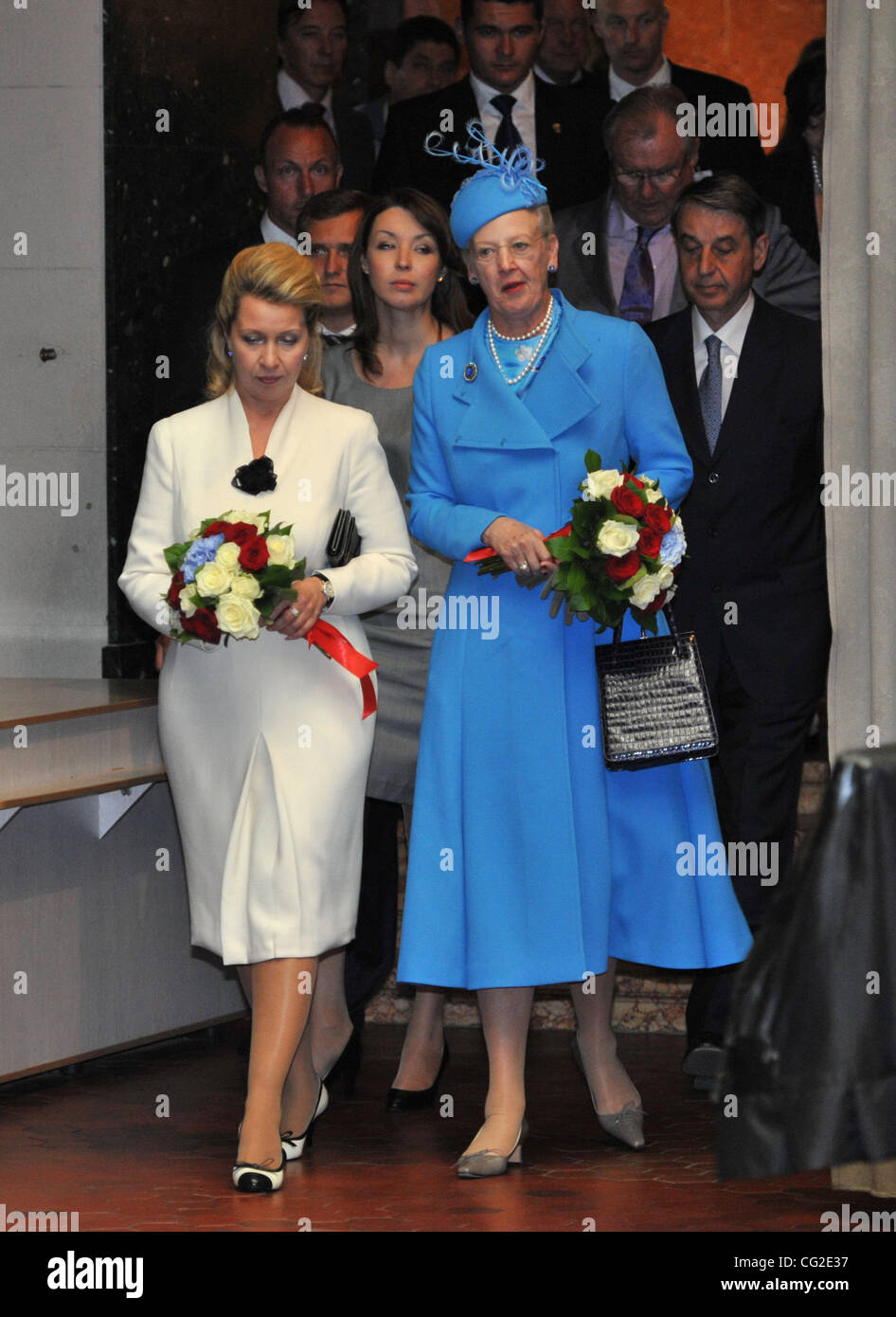 September 06,2011. Moscow,Russia. Pictured: HM The Queen of Denmark ...