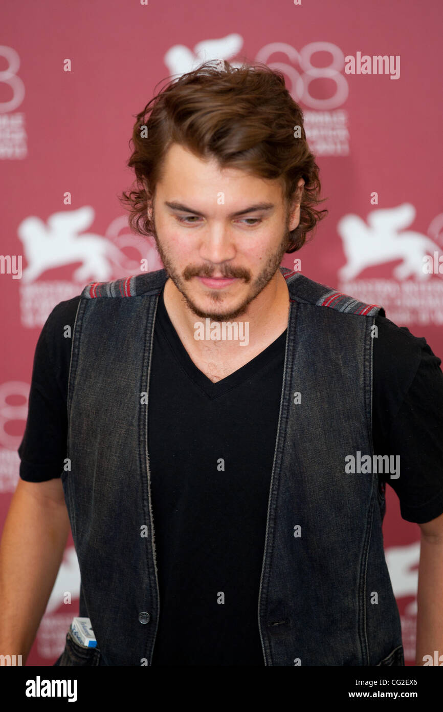 Sept. 8, 2011 - Venice, Italy - actor Emile Hirsch during photocall ...