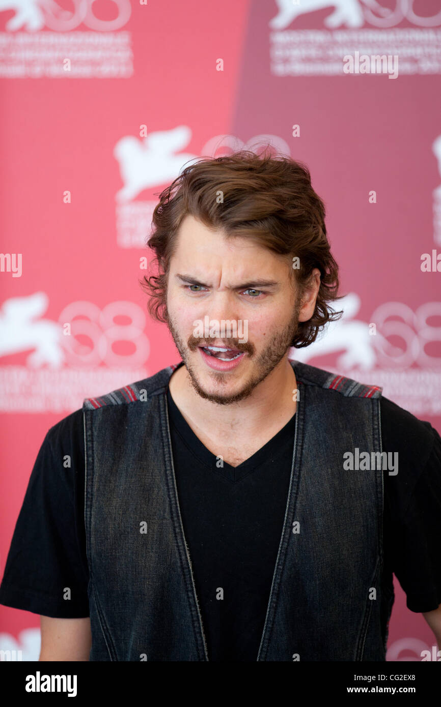 Sept. 8, 2011 - Venice, Italy - actor Emile Hirsch during photocall ...