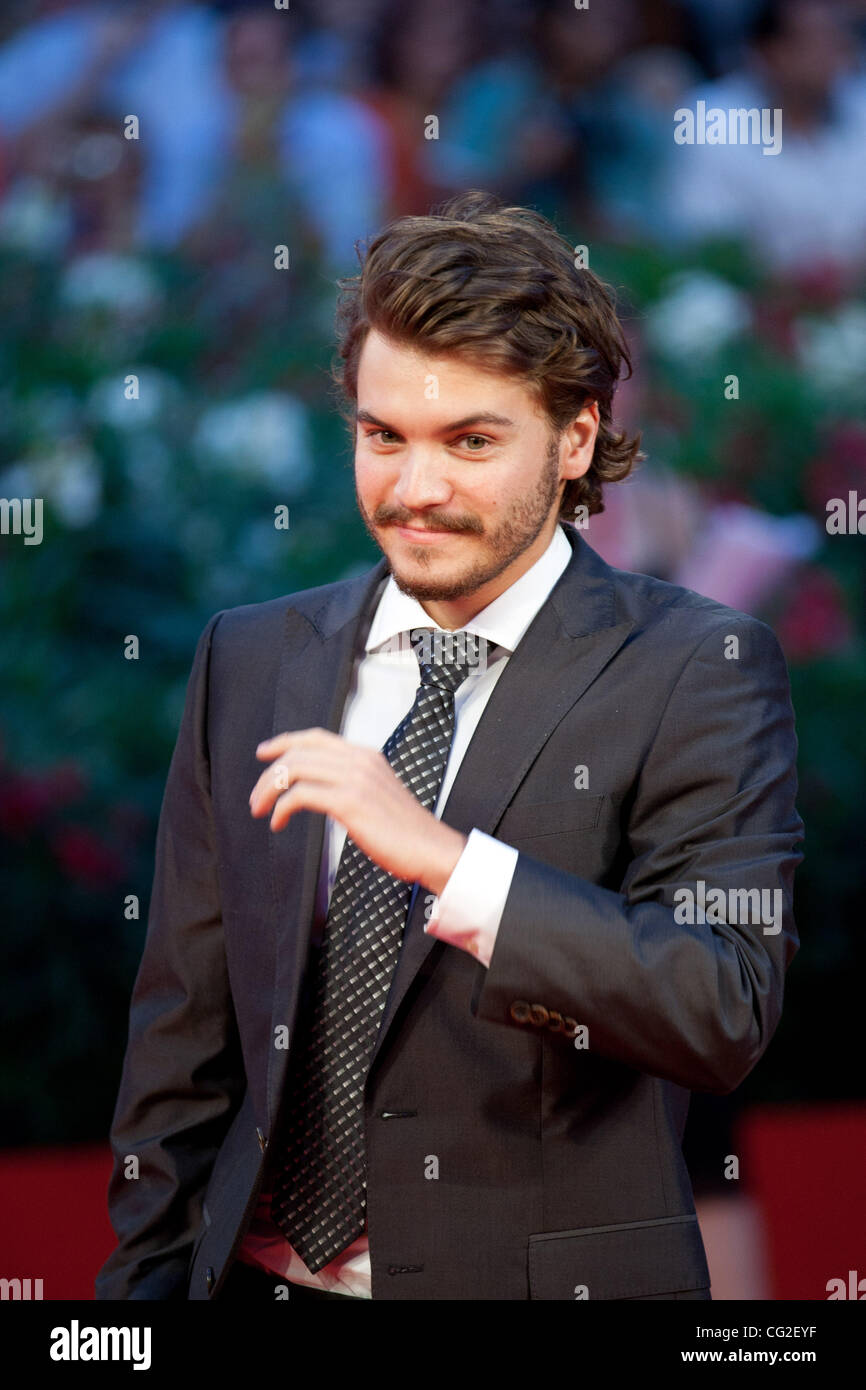 Sept. 8, 2011 - Venice, Italy - actor Emile Hirsch on the red carpet ...