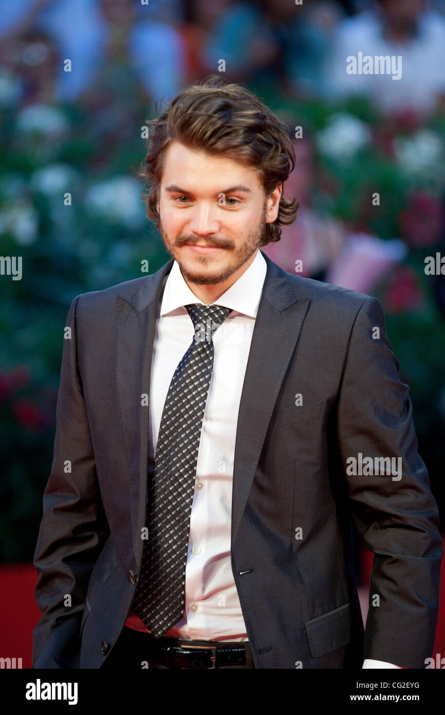 Sept. 8, 2011 - Venice, Italy - actor Emile Hirsch on the red carpet ...