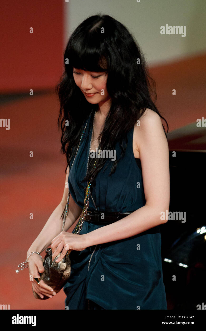 Sept. 9, 2011 - Venice, Italy - Actress Stephanie Che on the red carpet ...