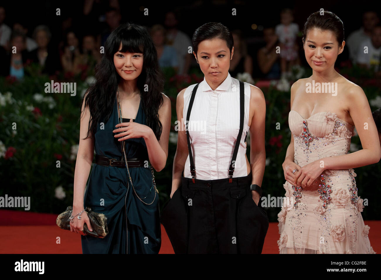 Sept. 9, 2011 - Venice, Italy - from left to right actresses Stephanie ...