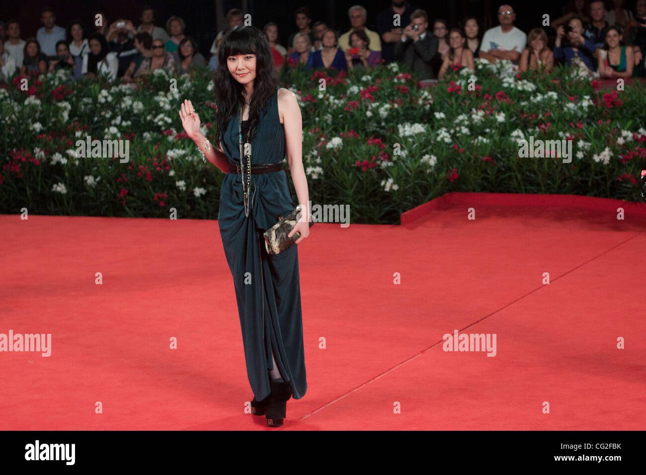 Sept. 9, 2011 - Venice, Italy - Actress Stephanie Che on the red carpet ...