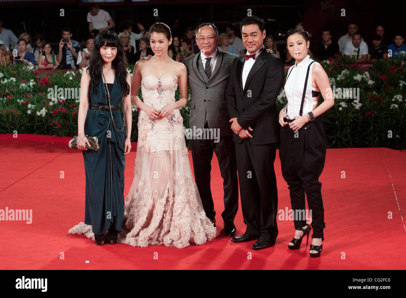 Sept. 9, 2011 - Venice, Italy - from left to right actresses Stephanie ...