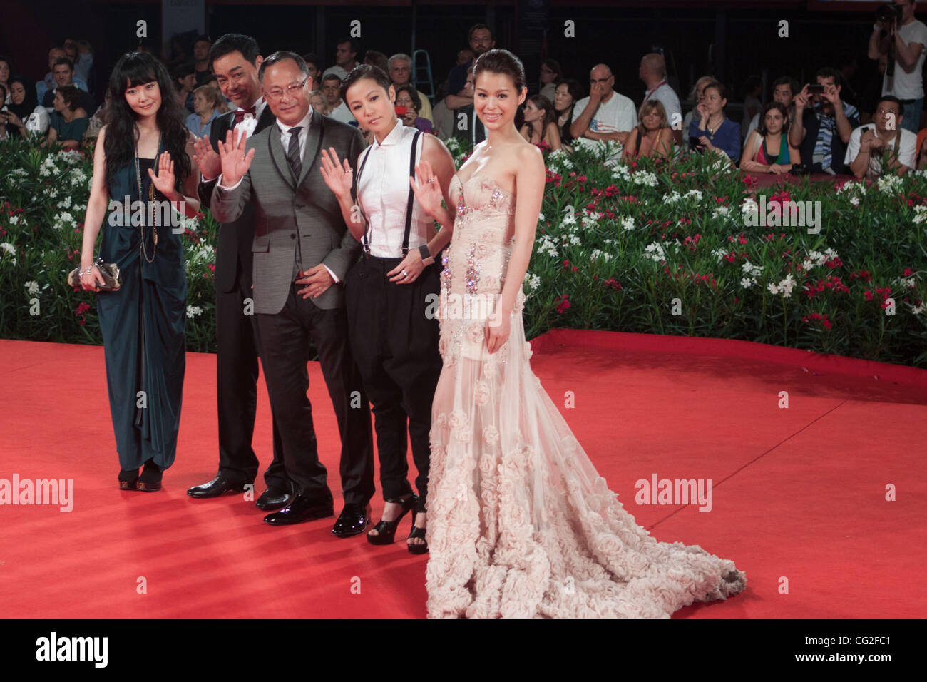 Sept. 9, 2011 - Venice, Italy - from left to right actresses Stephanie ...