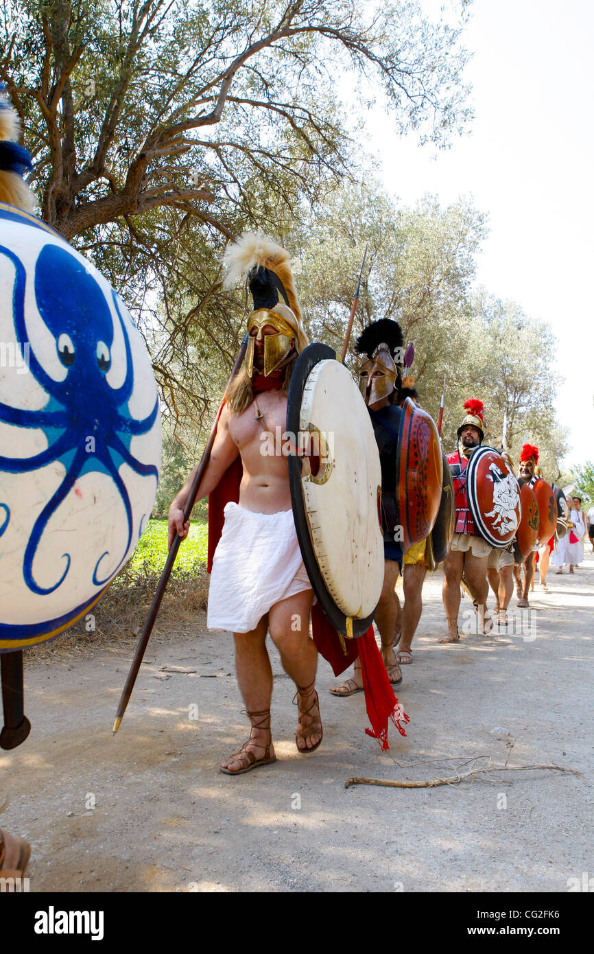 Greeks at marathon hi-res stock photography and images - Alamy