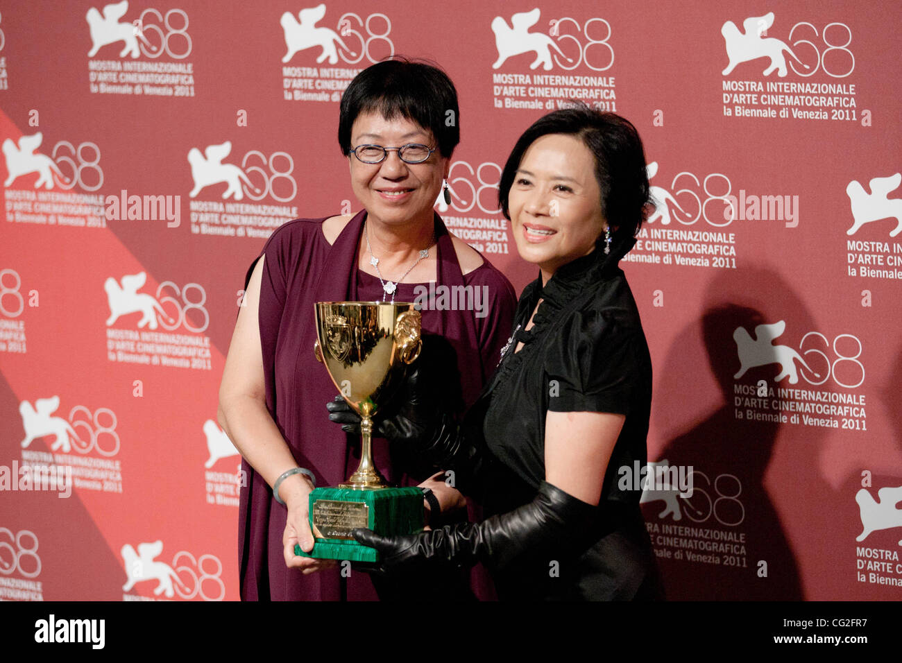 Sept. 10, 2011 - Venice, Italy - Director Ann Hui and actress Deanie ...