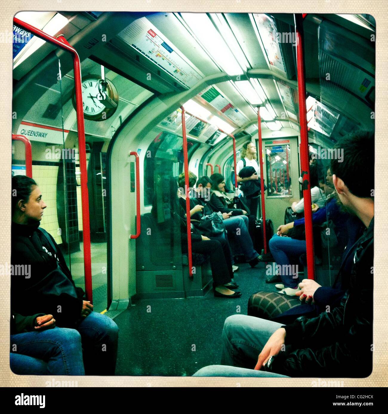 View of the London Underground, London, UK Stock Photo - Alamy