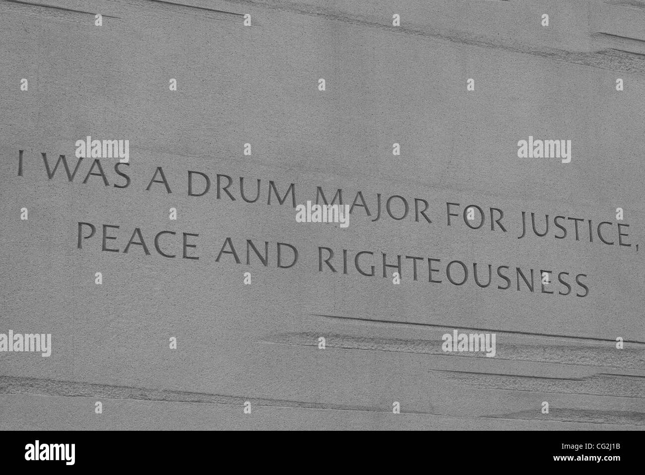 Sept. 21, 2011 - Washington, DC, U.S - The ''Stone of Hope'' sculpture ...