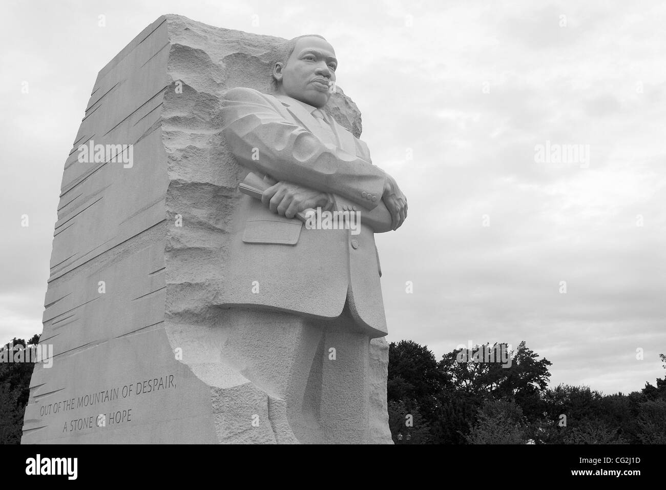 Sept. 21, 2011 - Washington, DC, U.S - The ''Stone of Hope'' sculpture ...