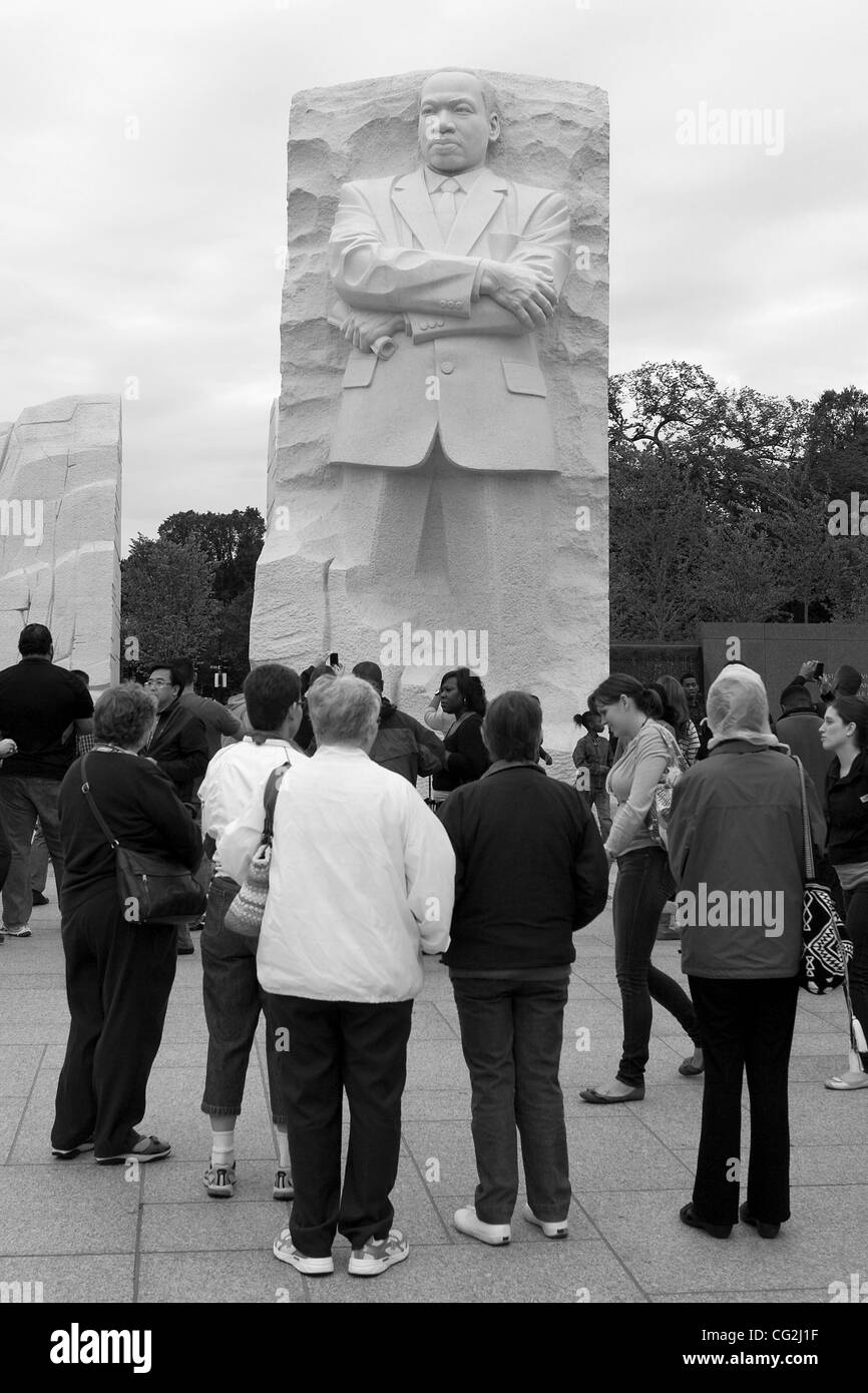 Sept. 21, 2011 - Washington, DC, U.S - The ''Stone of Hope'' sculpture ...