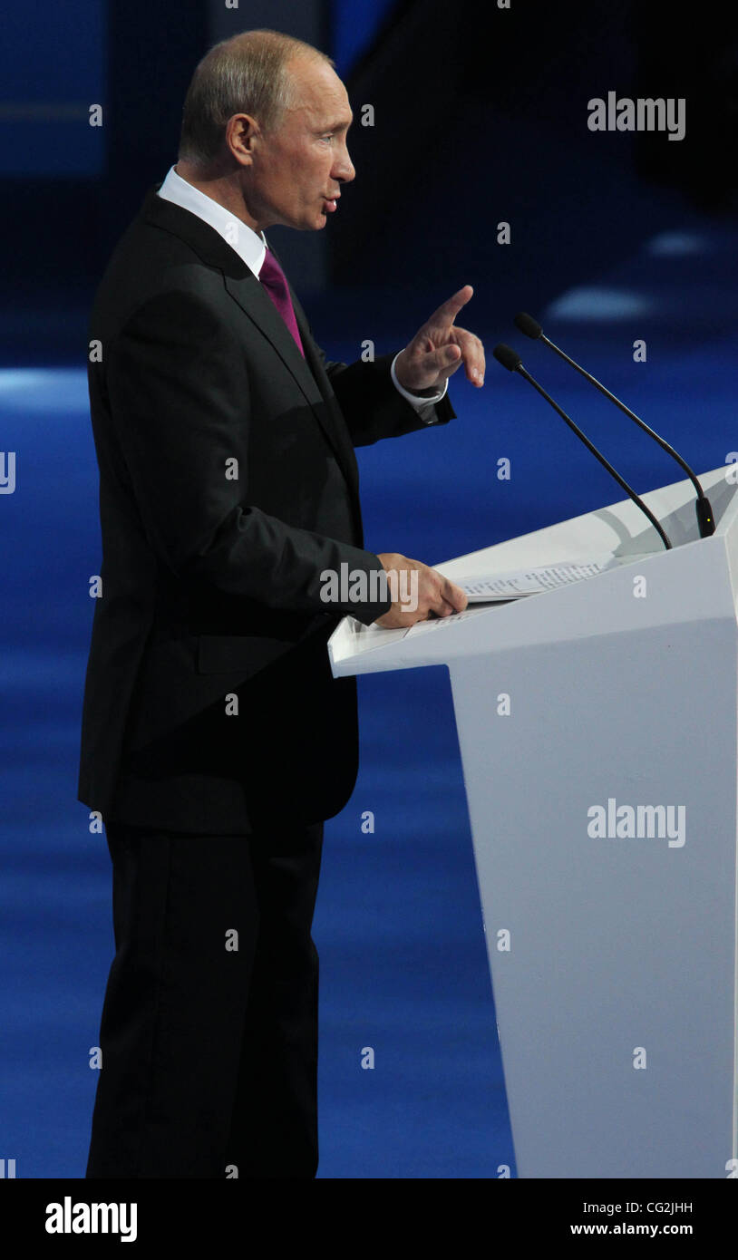 September 24,2011.Moscow,Russia. Pictured: Prime minister of Russia ...